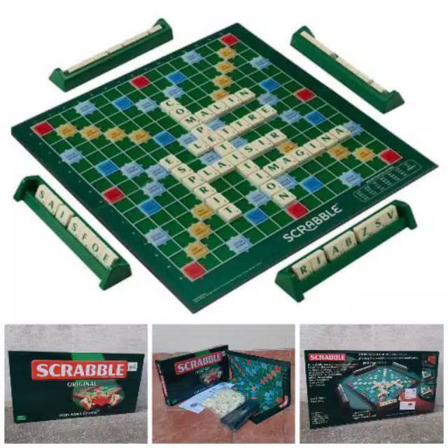 Jual Scrable Classic Standard Mainan Edukasi menarik Susun Kata S-C-R-A ...
