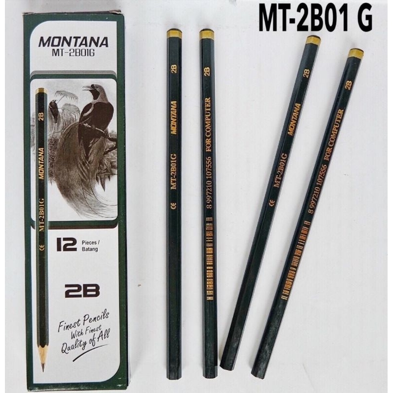 Jual PENCIL 2B MONTANA MT2B01 ISI 12 PCS | Shopee Indonesia
