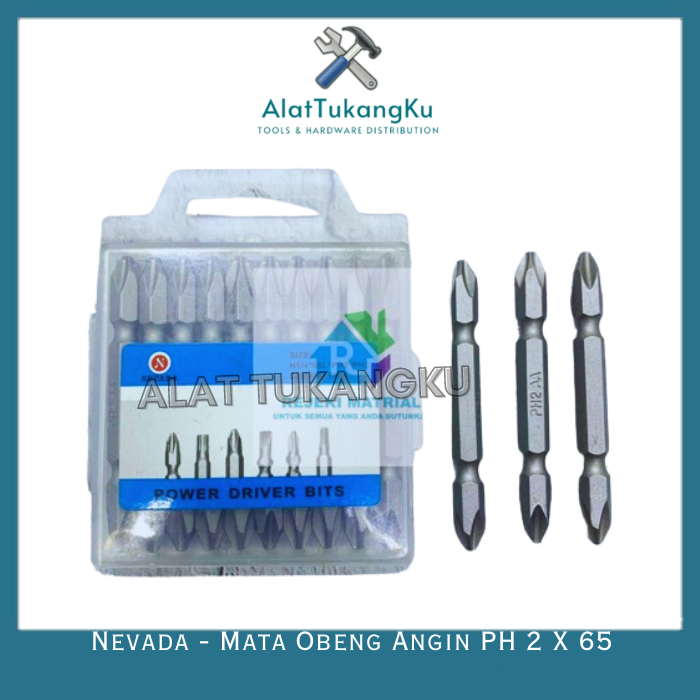 Jual Nevada Mata Obeng Angin PH2 65MM Plus / Mata Bor Obeng / Nevada ...