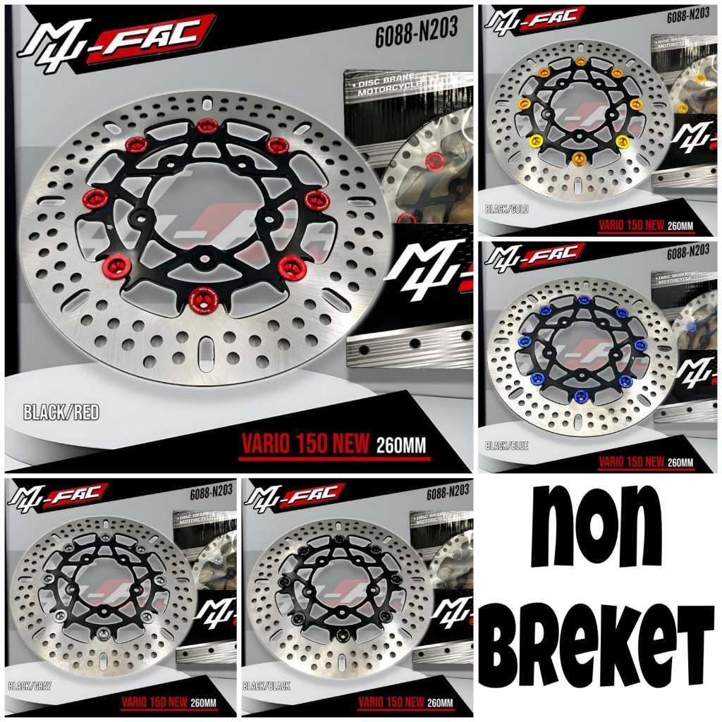 Jual DISC PIRINGAN CAKRAM VARIO 150 NEW LUBANG 5 UKURAN 260MM NON ...
