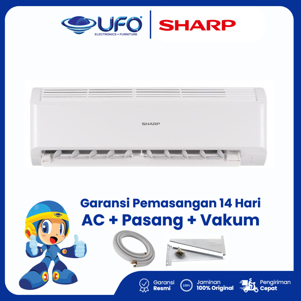 Jual AC Sharp 0,5 PK Split J-Tech Inverter AHX6BEY | Shopee Indonesia