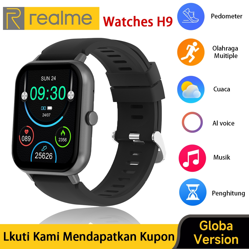 Jual Realme Smartwatch H9 Jam smartwatch Jam Tangan Olahraga AMOLED ...