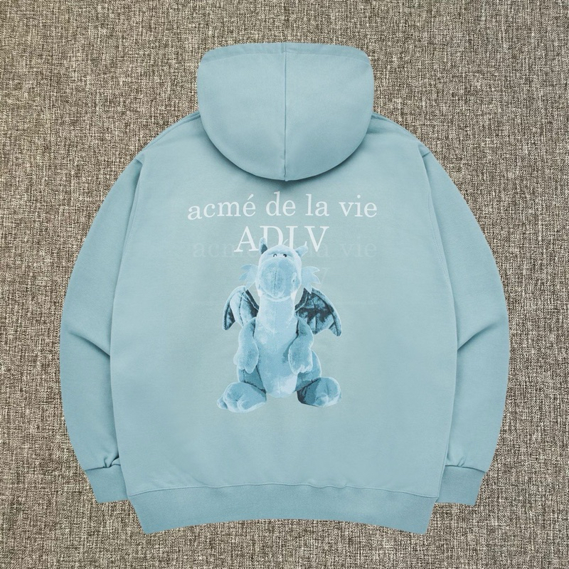 Jual ADLV Fuzzy Dragon Artwork Hoodie Dark Mint Original | Shopee Indonesia