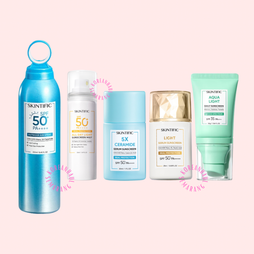 Jual [BPOM] SKINTIFIC All Day Light Sunscreen 120ml / travel size 50ml ...