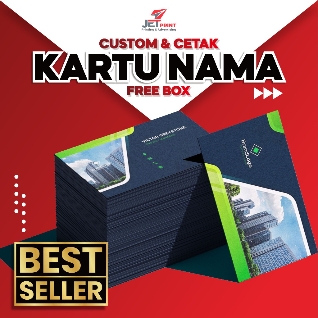 Jual Kartu Nama 1 HARI JADI / Cetak Kartu Nama / Kartu Nama Custom ...