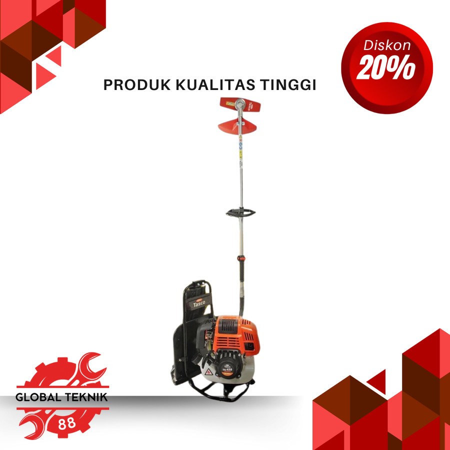 Jual MESIN POTONG RUMPUT GENDONG 4 TAK / TASCO TAC 439 BRUSH CUTTER TAC439 | Shopee Indonesia