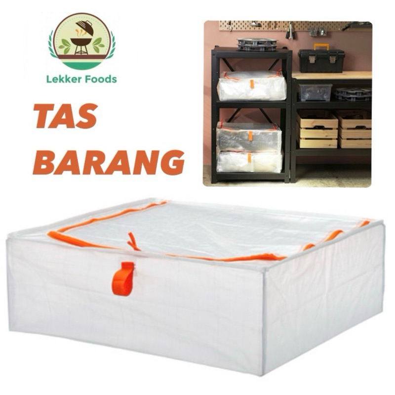Jual Tas Barang Jumbo / Tas Tempat Pakaian Parkla 55x49x19 cm | Shopee ...