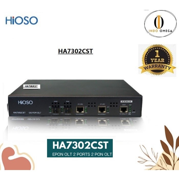 Jual HIOSO HA7302CST OLT 2PON EPON OLT HIOSO HA7302CST (TANPA SFP) CST1 ...
