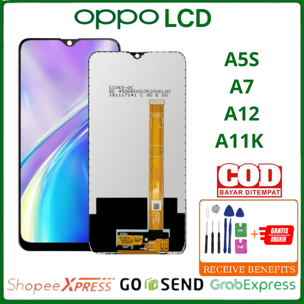 Jual LIVE DISCOUNT [ORIGINAL 100%] LCD OPPO A5S CPH1909 A7 A12 A11K ...