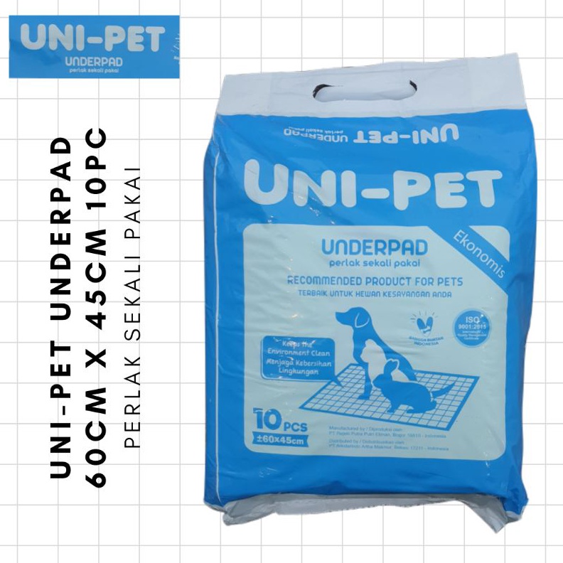 Jual KODE I5G Unipet Underpad ukuran KECIL 6cm x 45cm 1 pack isi 1 ...
