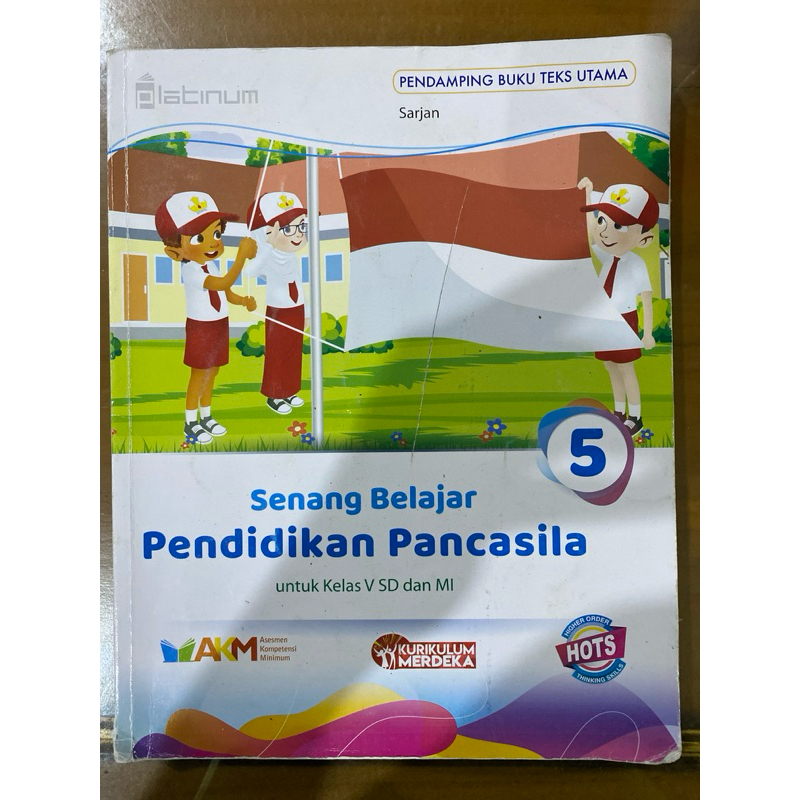 Jual Senang Belajar Pendidikan Pancasila Kelas 5 SD/MI Kurikulum Merdeka Platinum PT Tiga ...