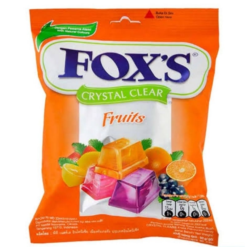 Jual Permen Foxs Crystal Clear Travesium 125gr / Permen Fox's Oval ...