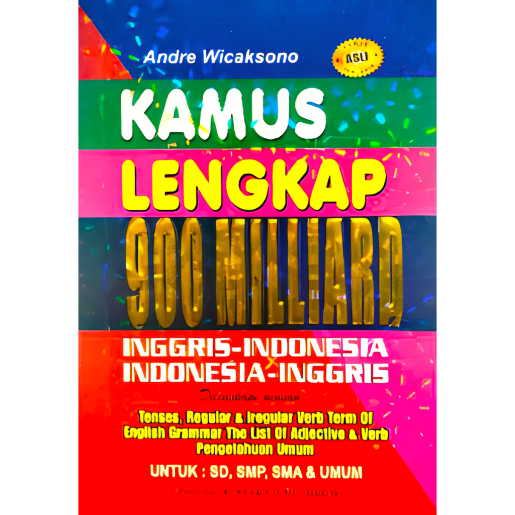 Jual Buku Kamus Bahasa Inggris Lengkap 900 Miliard Kecil Warna | Shopee ...