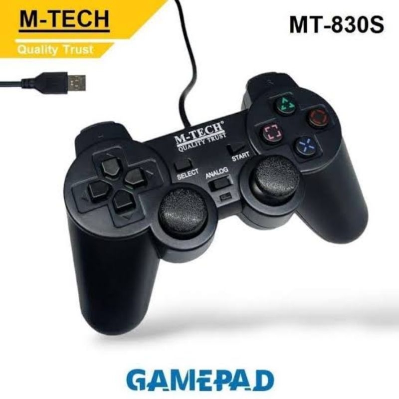 Jual Gamepad single Usb M-Tech/stick laptop/stick pc/joystick | Shopee ...