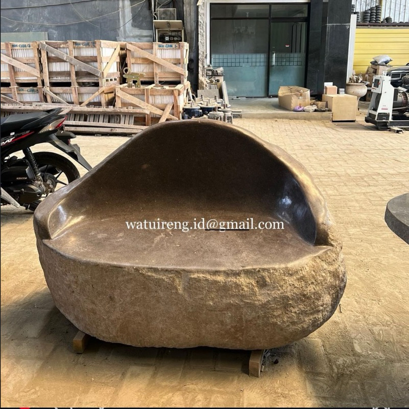 Jual SOFA GARDEN RIVERSTONE | KURSI BATU KALI Untuk kursi taman ...