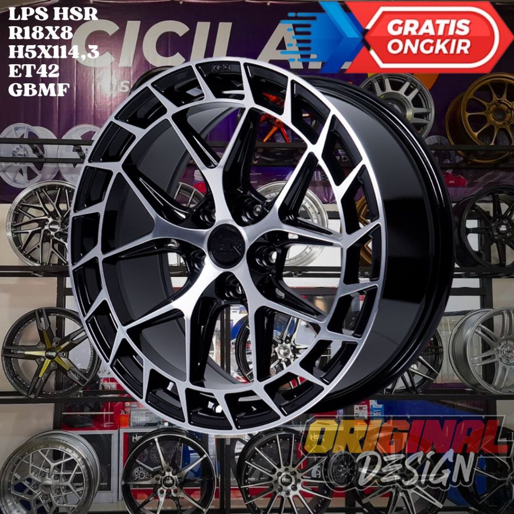 Jual Velg Mobil Ring 18 HSR LPS R18 UNTUK XPANDER , RUSH , INNOVA , CAPTIVA | Shopee Indonesia