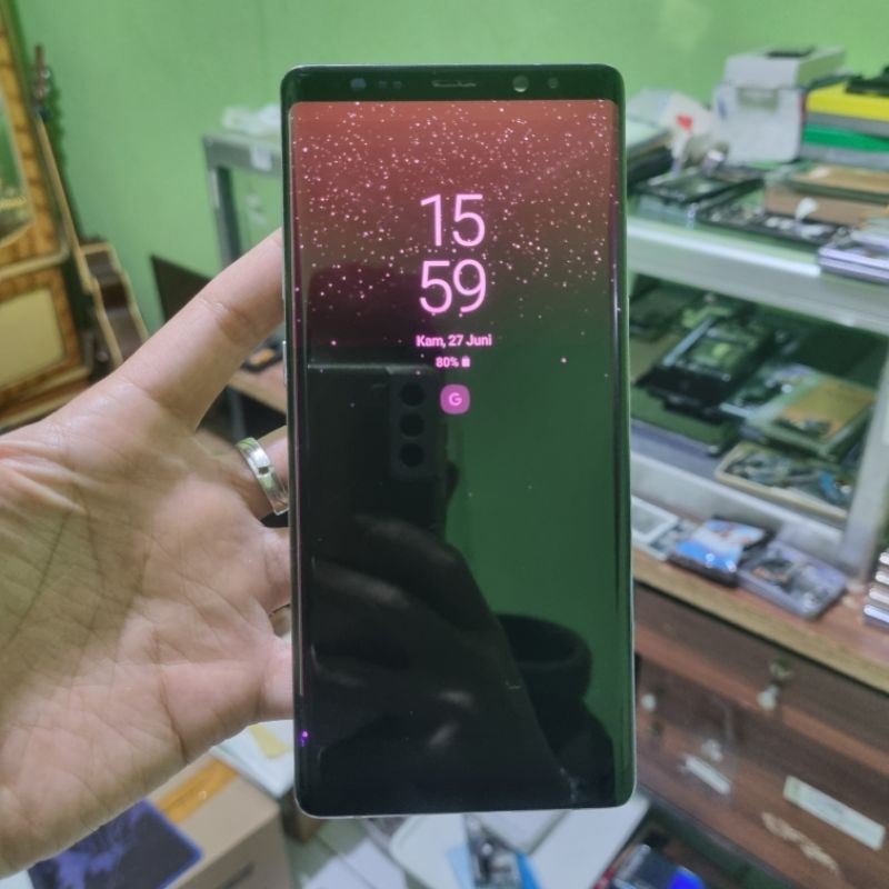 Jual LCD SAMSUNG NOTE 8 ORIGINAL BEKAS COPOTAN MINUS | N9500 | N950FD ...