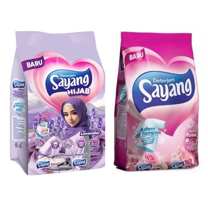 Jual Sayang Detergent Bubuk Rose/ Lavender 770g | Shopee Indonesia
