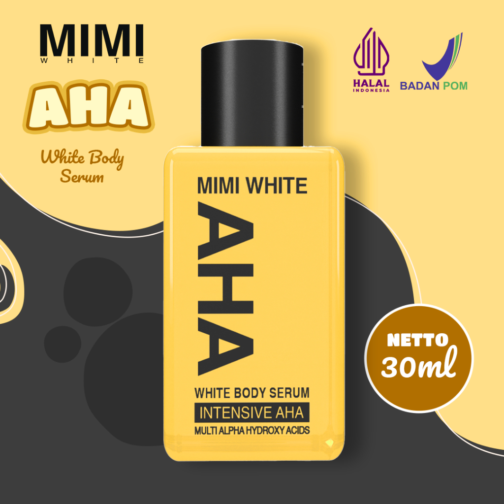 Jual AHA MIMI WHITE Body Serum 30 ML | Shopee Indonesia
