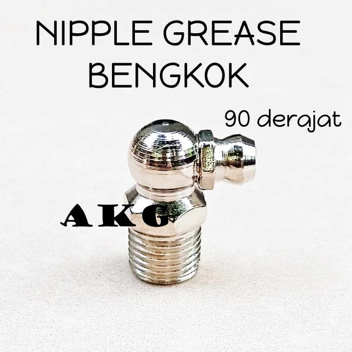 Jual [1 biji] Grease Nipple Napel Grease Nepel Grease 10mm Bengkok 90 ...