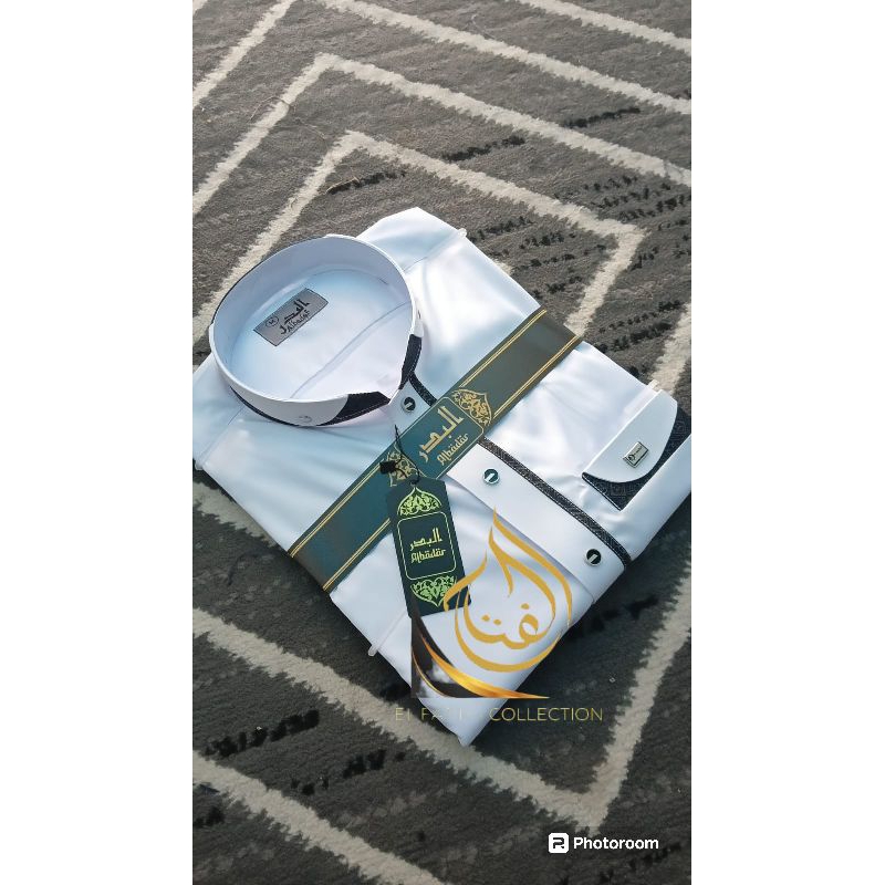 Jual GAMIS PRIA MUSLIM / JUBAH AL BADAR #POLYSTER NON MANSET | Shopee ...