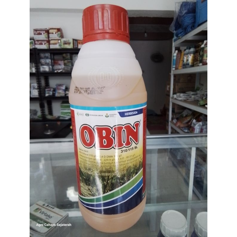 Jual OBIN 310/115 SL 1 LITER HERBISIDA SISTEMIK Gilfosat plus DMA ...