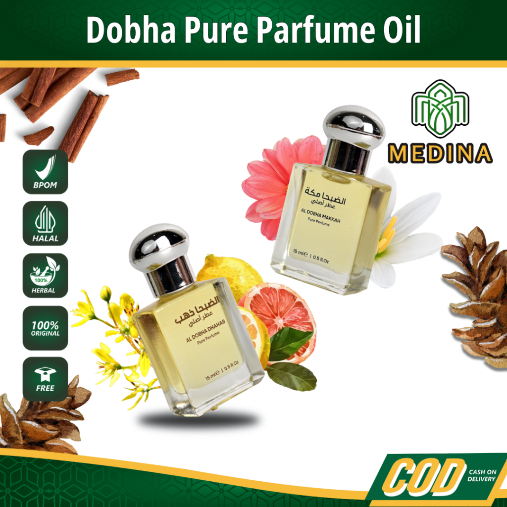 Jual Dobha Pure Parfume Oil | OIL PARFUME AL DOBHA | AL DOBHA 15 ML ...