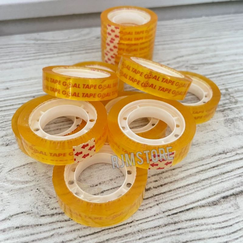 Jual Isolasi Kado Bening Tebal 25 yard [ Ecer 1 Pcs ] Solasi Bening ...