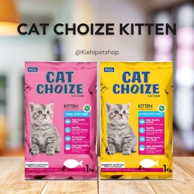 Jual CAT CHOIZE KITTEN 1KG | CAT CHOIZE KITTEN TUNA WITH MILK | CAT ...