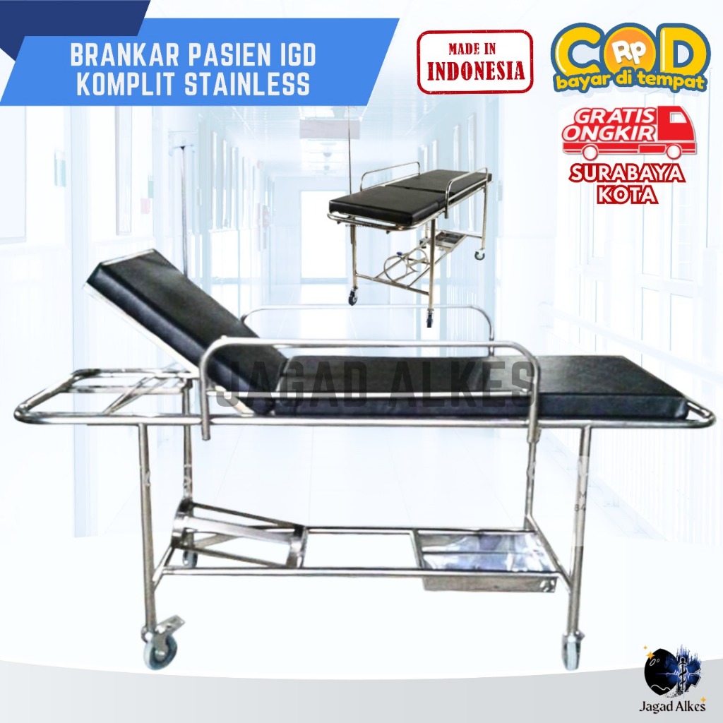 Jual Brankar Emergency IGD Pasien Komplit Stainless | Shopee Indonesia