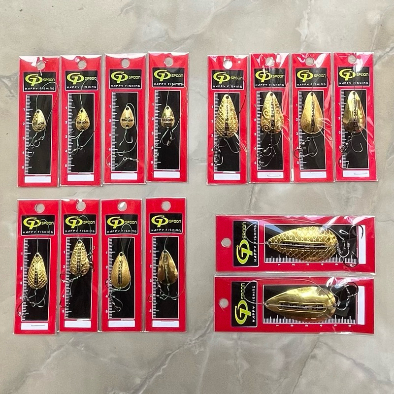 Jual Lure Spoon GP Ultralight GP Spoon Kuningan Brass | Shopee Indonesia