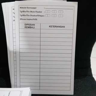 Jual Kartu Peserta KB (Keluarga Berencana), KARTU KB, KARTU KKB, KERTAS ...