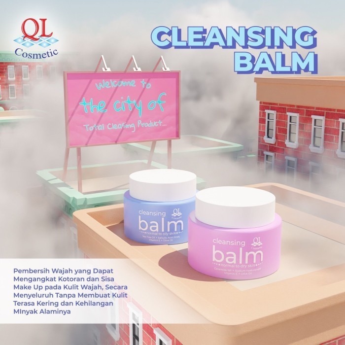 Jual QL cosmetic Cleansing Balm ( Normal to Oily Skin 50gr / Normal to ...