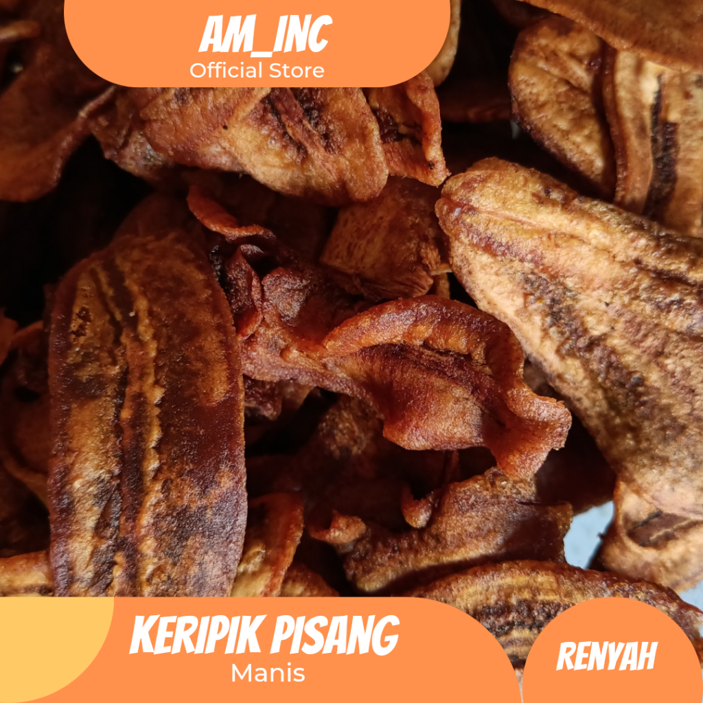 Jual Sale Pisang Manis Kering/ Keripik Pisang Manis 1KG FREE KARDUS ...