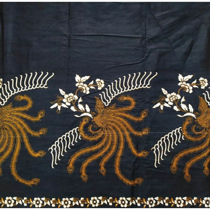 Jual KAIN BATIK PREMIUM 2 METER / BATIK HITAM COKLAT SIMPEL / BATIK ...