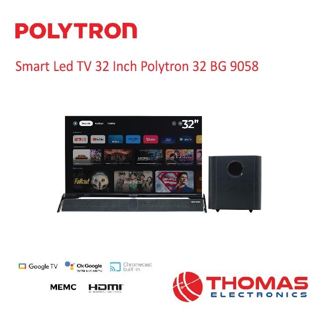 Jual Smart Led TV 32 Inch Polytron 32BG9058 32 BG 9058 Garansi Resmi | Shopee Indonesia