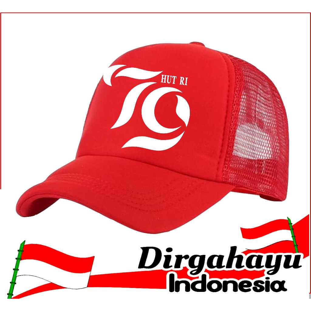Jual TOPI HUT KEMERDEKAAN RI KE 79 LOGO RESMI 2024 79 | Shopee Indonesia