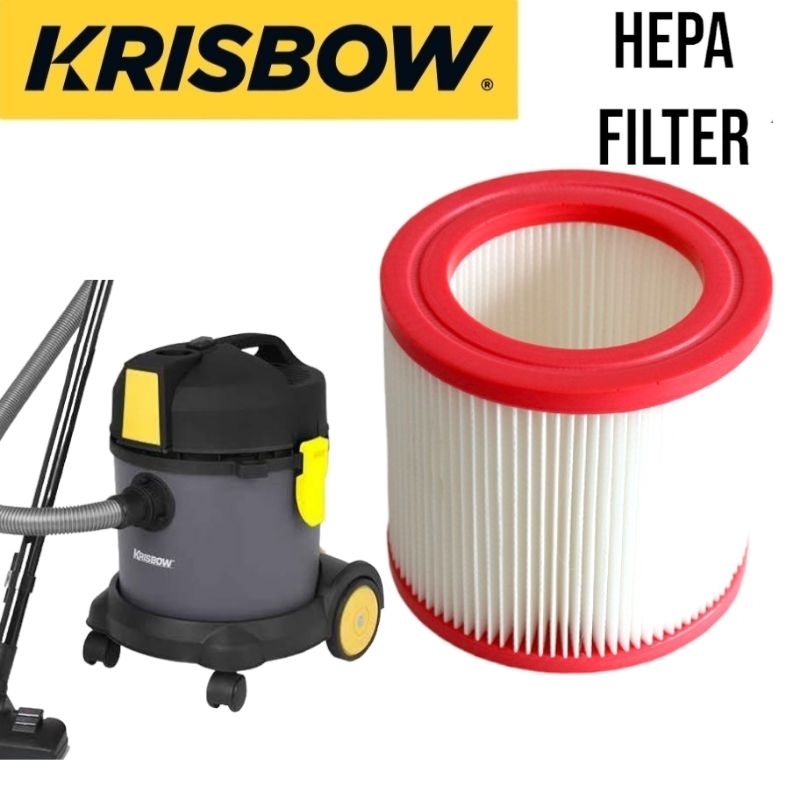 Jual Hepa Filter Vacuum Cleaner Wet & Dry 20Liter Krisbow . Filter ...