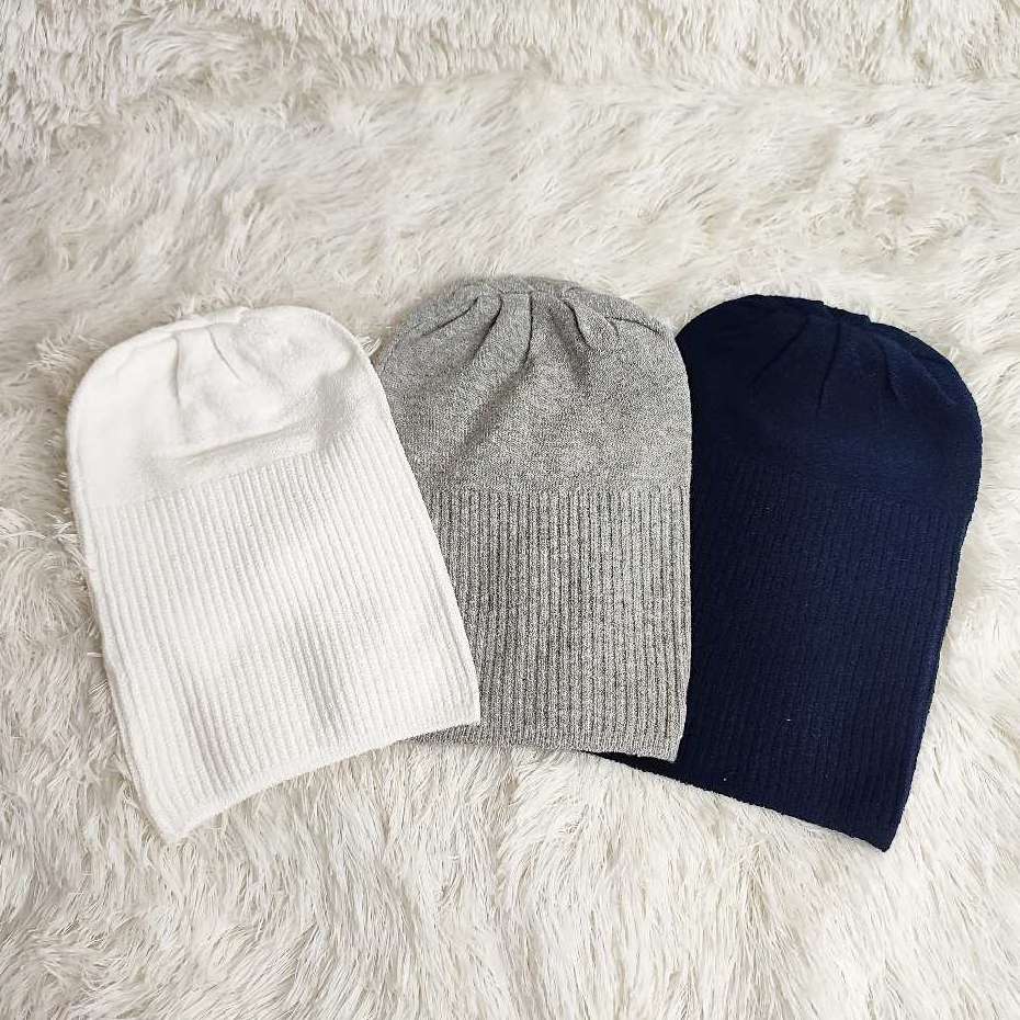 Jual Hayfa - Inner Rajut Kupluk Polos Premium | Knit Ciput Rajut Inner ...