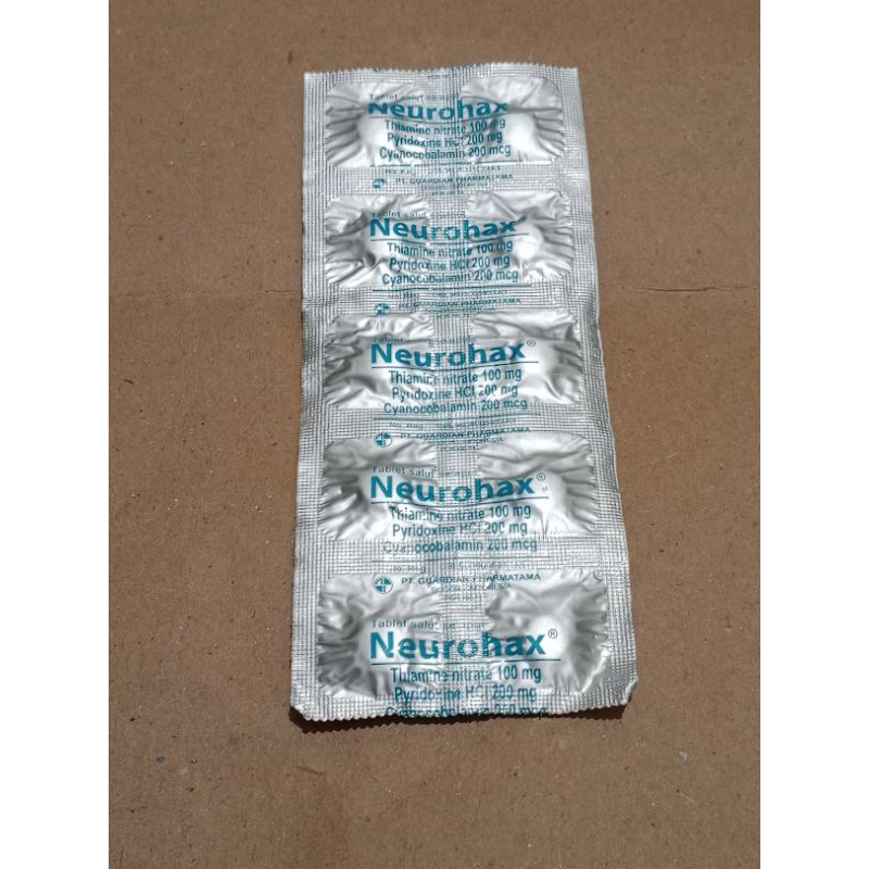 Jual neurohax neorohax tablet strip | Shopee Indonesia