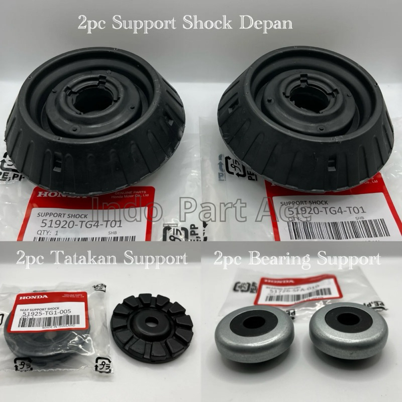 Jual Karet Support Shock Set Tatakan Dan Bearing Support Jazz City ...