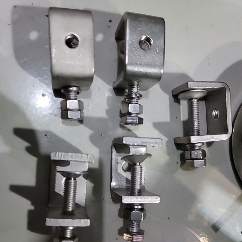 Jual klem C beam universal stainles 304 | Shopee Indonesia