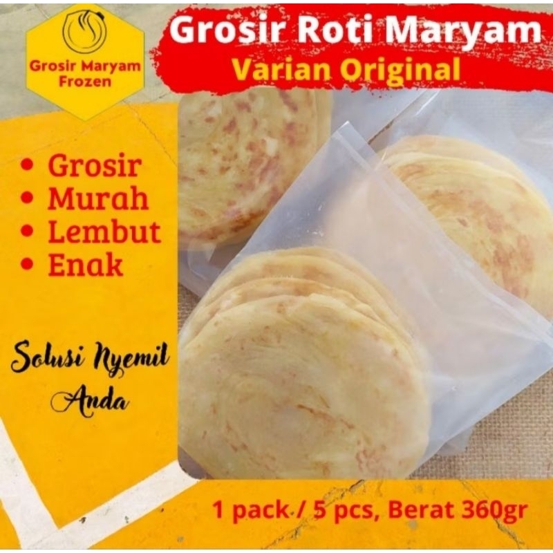Jual KEMASAN VACUM // ROTI MARYAM / ORIGINAL / ROTI CANAI / CANE ...