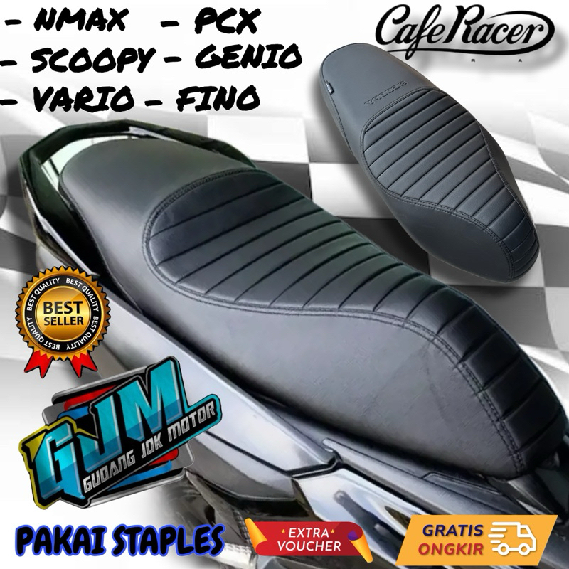 Jual KULIT JOK MOTOR CAFERACER #NMAX#PCX#SCOOPY#VARIO#FINO#GENIO ...