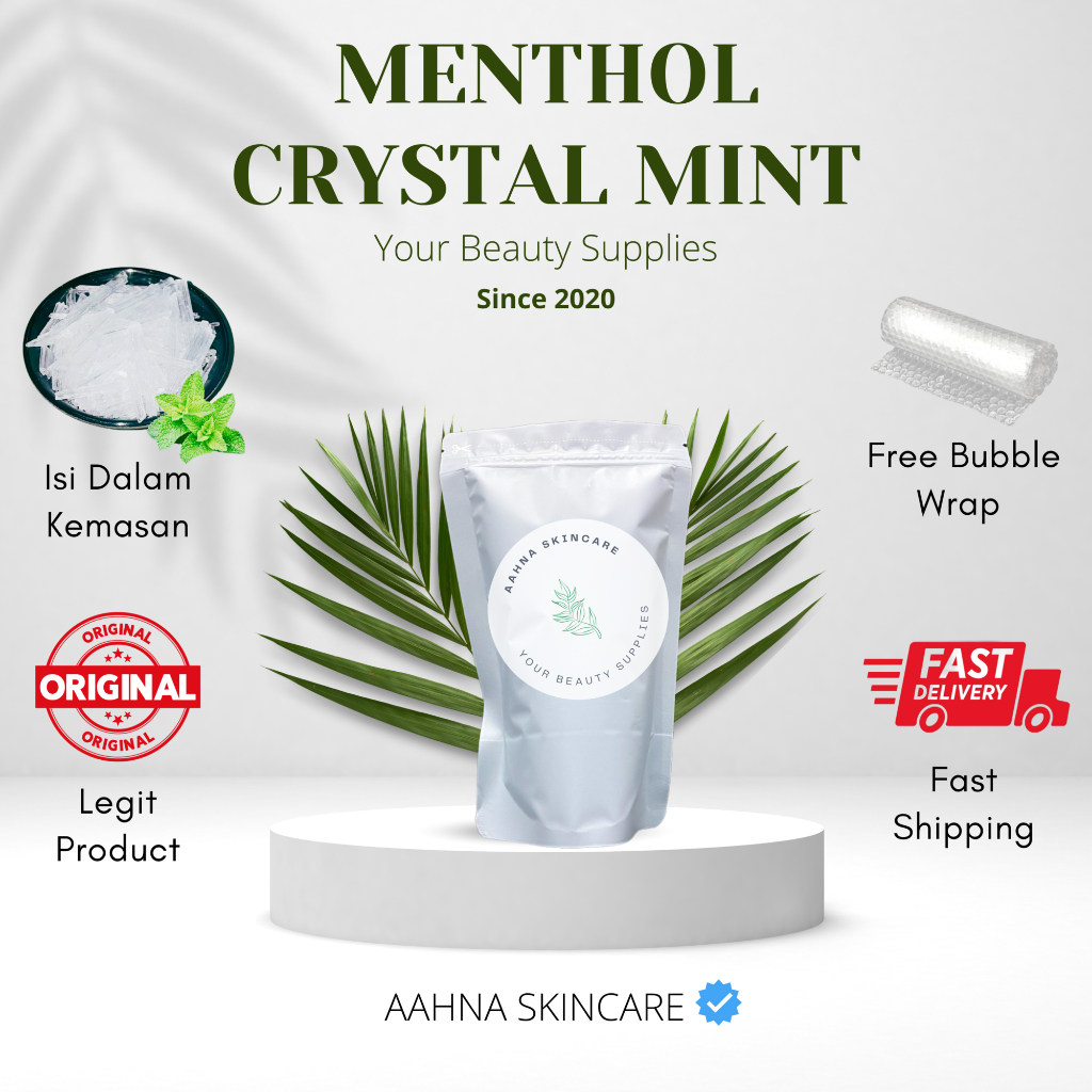 Jual Menthol Crystal Food Grade Kristal Mint 100 ml | Shopee Indonesia