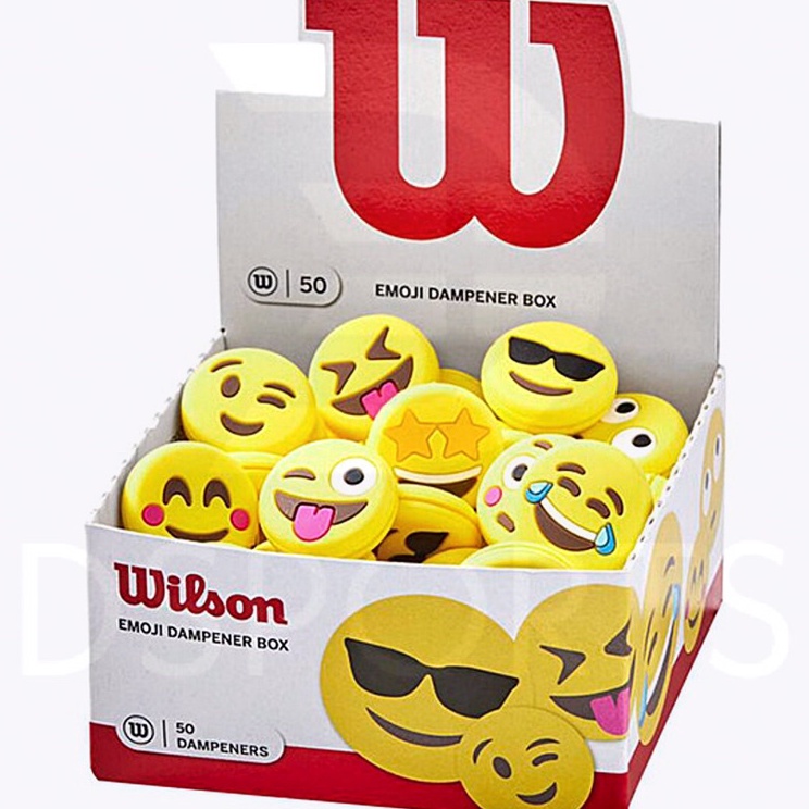 Jual Murah Viral Wilson Vibration Emoji Damper Box Damp Tennis Dampener ...