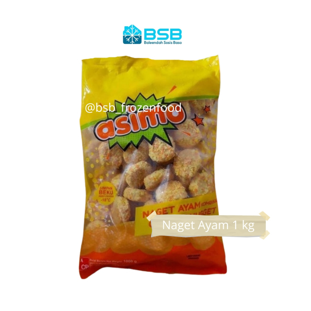 Jual ASIMO Naget Ayam Kombinasi 250 Gram Chicken Nugget 250gr Siap ...
