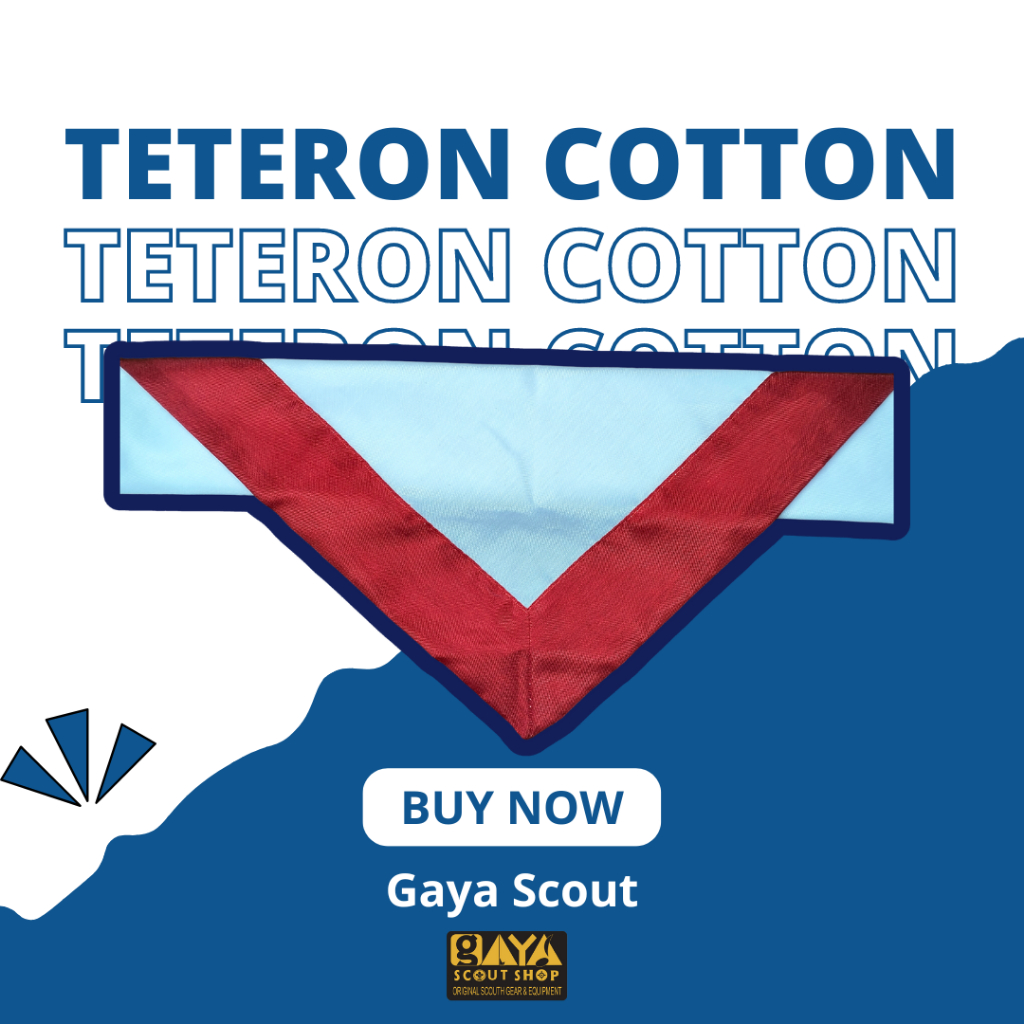 Jual Kacu/Hasduk Pramuka Premium Teteron Cotton/TC Penegak/Pandega ...