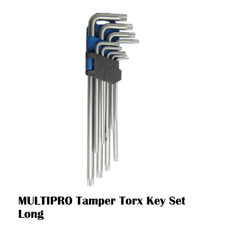 Jual MULTIPRO Tamper Torx Key Set Long | Shopee Indonesia
