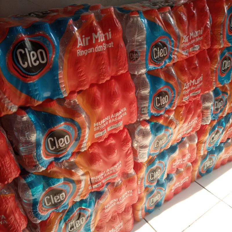 Jual Cleo Air Mineral 220ml 1 krat isi 24 botol | Shopee Indonesia